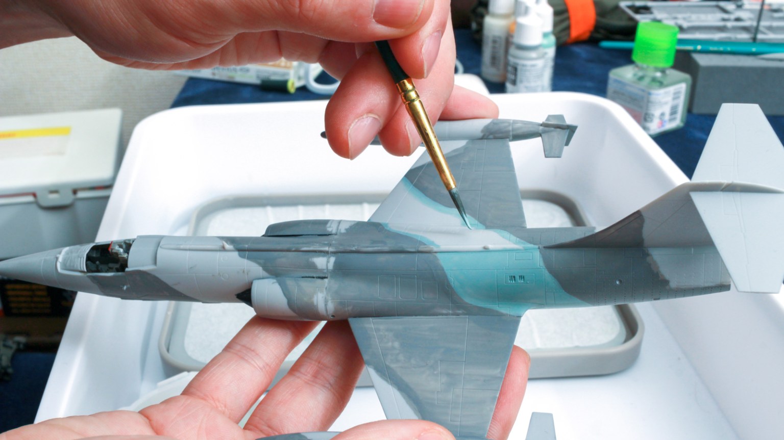 迷彩の呼び声が聞こえた日。／ハセガワ F-104のプラモを塗る | nippper: ニッパーを握るすべての人と、プラモデルの楽しさをシェアするサイト