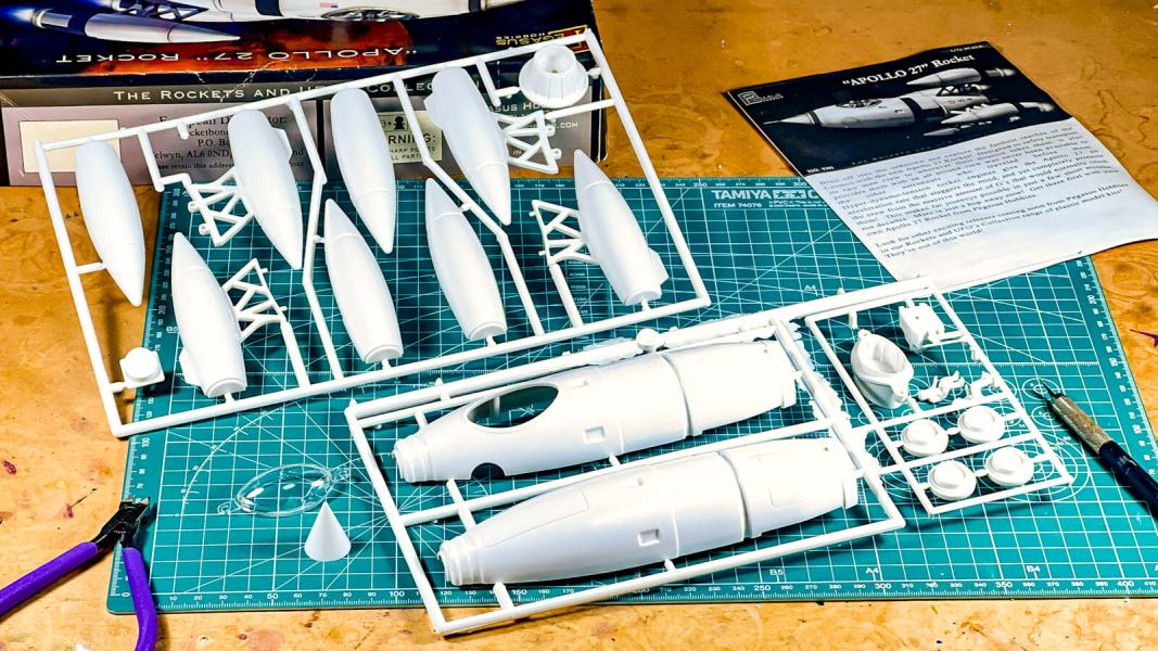 月世界旅行の続きを夢見たプラモデル／ペガサスモデルのアポロ27号。 | nippper: ニッパーを握るすべての人と、モケイの楽しさをシェアするサイト