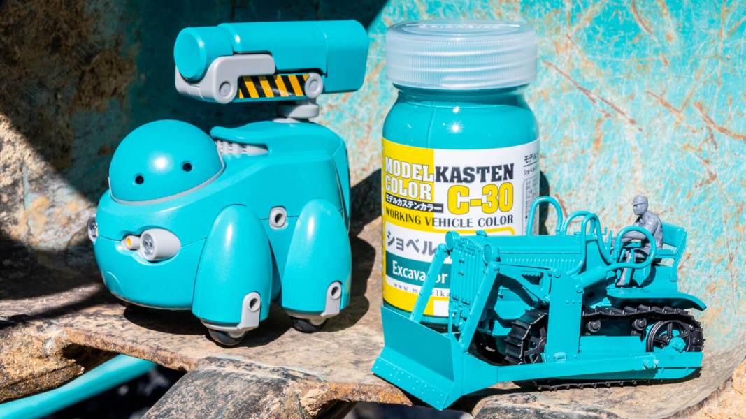 「ショベルグリーン」でどんなプラモデルも建機に／コマツG40とTAMOTUで試した件 | nippper: ニッパーを握るすべての人と、モケイの楽しさをシェアするサイト