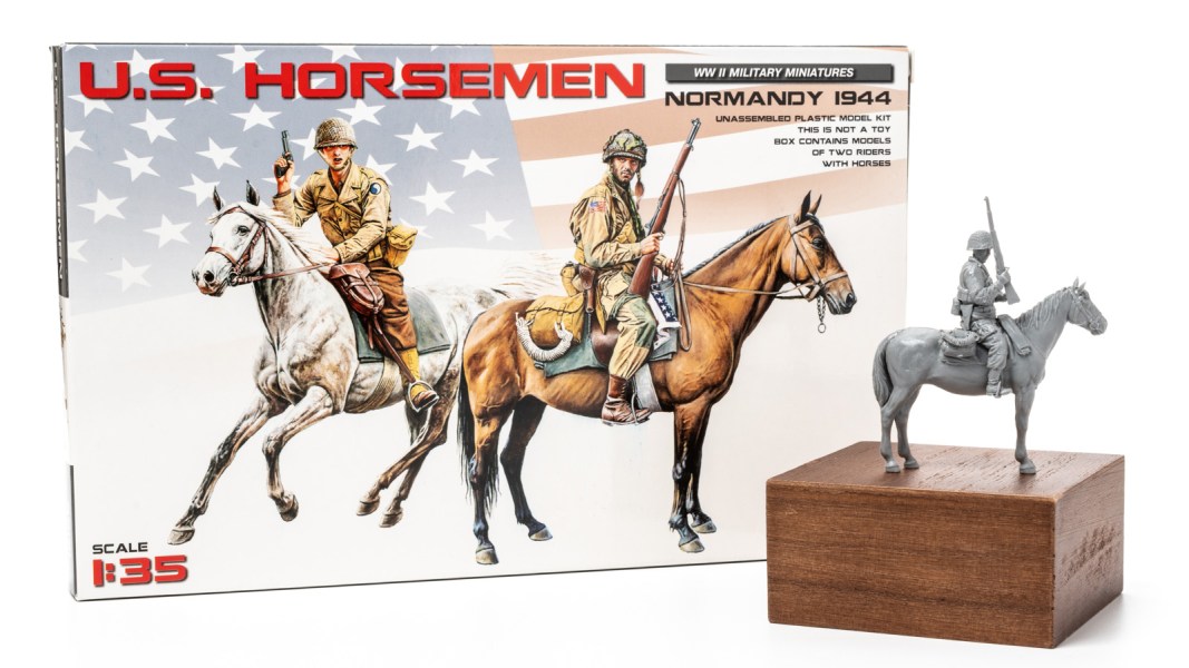 『RRR』を観て作るプラモデル／ミニアート アメリカ兵 ノルマンディー 1944 乗馬セット | nippper: ニッパーを握るすべての人と、モケイの楽しさをシェアするサイト