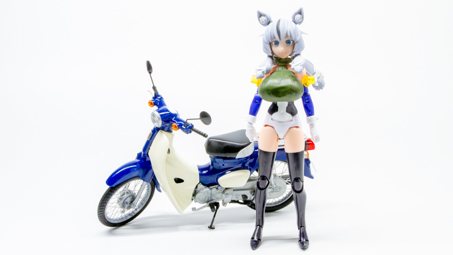 かわいいキャラプラモデルには旅をさせよ／フジミ ホンダ スーパーカブ110 | nippper: ニッパーを握るすべての人と、プラモデルの楽しさをシェアするサイト