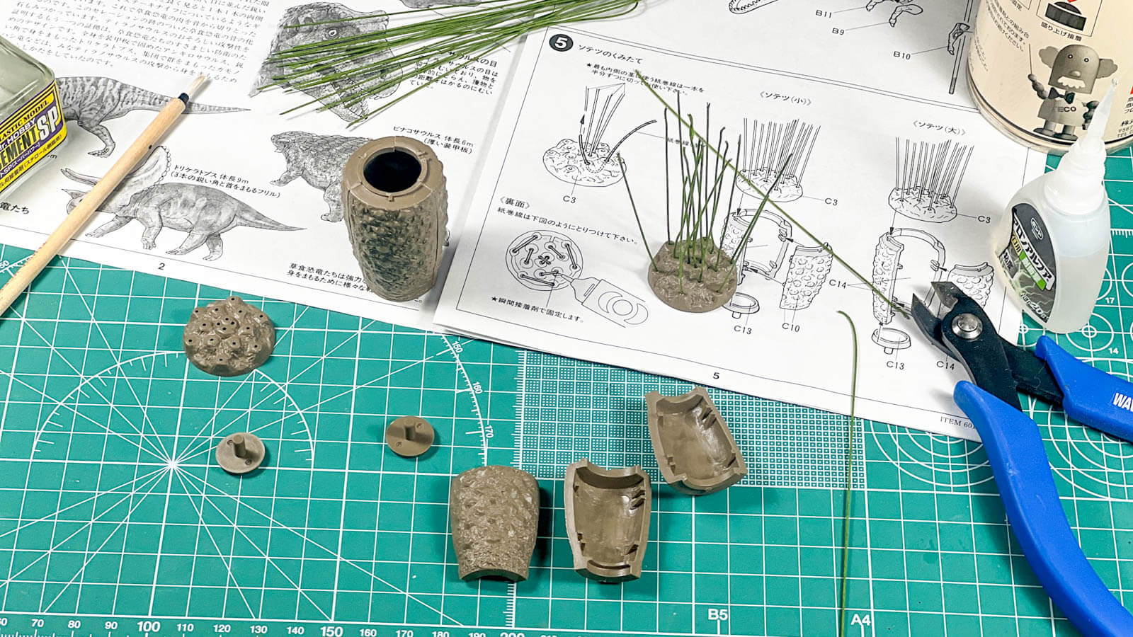 「恐竜世界」の作りかた／タミヤのティラノサウルス情景セット。 | nippper: ニッパーを握るすべての人と、プラモデルの楽しさをシェアするサイト