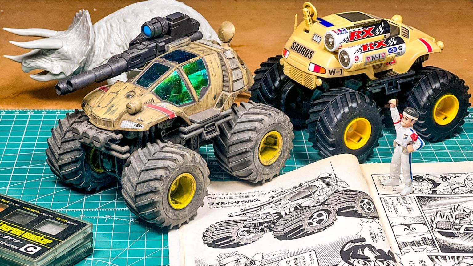 この恐竜は4WD！／タミヤのワイルドザウルスを語ろう。 | nippper: ニッパーを握るすべての人と、プラモデルの楽しさをシェアするサイト