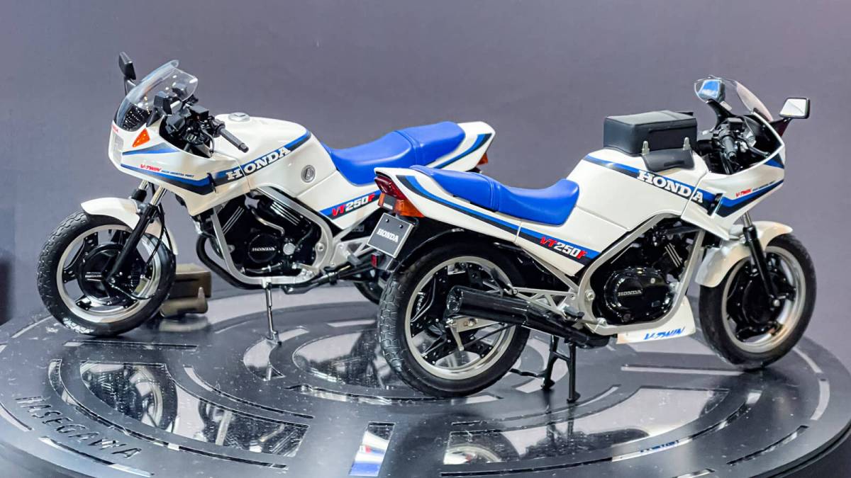 ハセガワのバイク模型に変化アリ。／刺し身でも煮付けでもイケるHONDA VT250F レビュー！ | nippper: ニッパーを握るすべての人と、プラモデルの楽しさをシェアするサイト