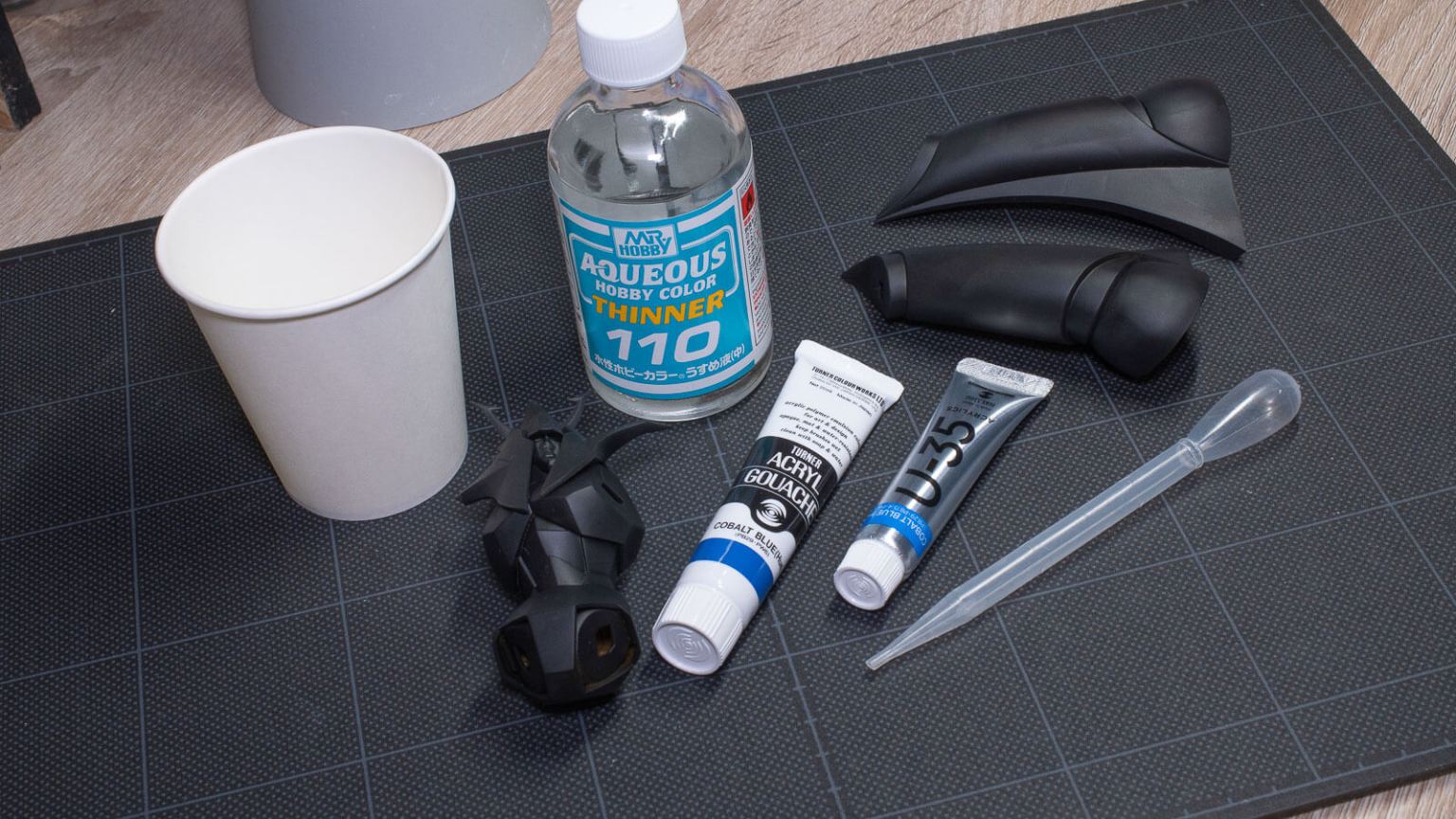 「アクリルガッシュとU-35でプラモデルを塗る」。塗装準備は身近なもので整います。 | nippper: ニッパーを握るすべての人と、プラモデルの楽しさをシェアするサイト