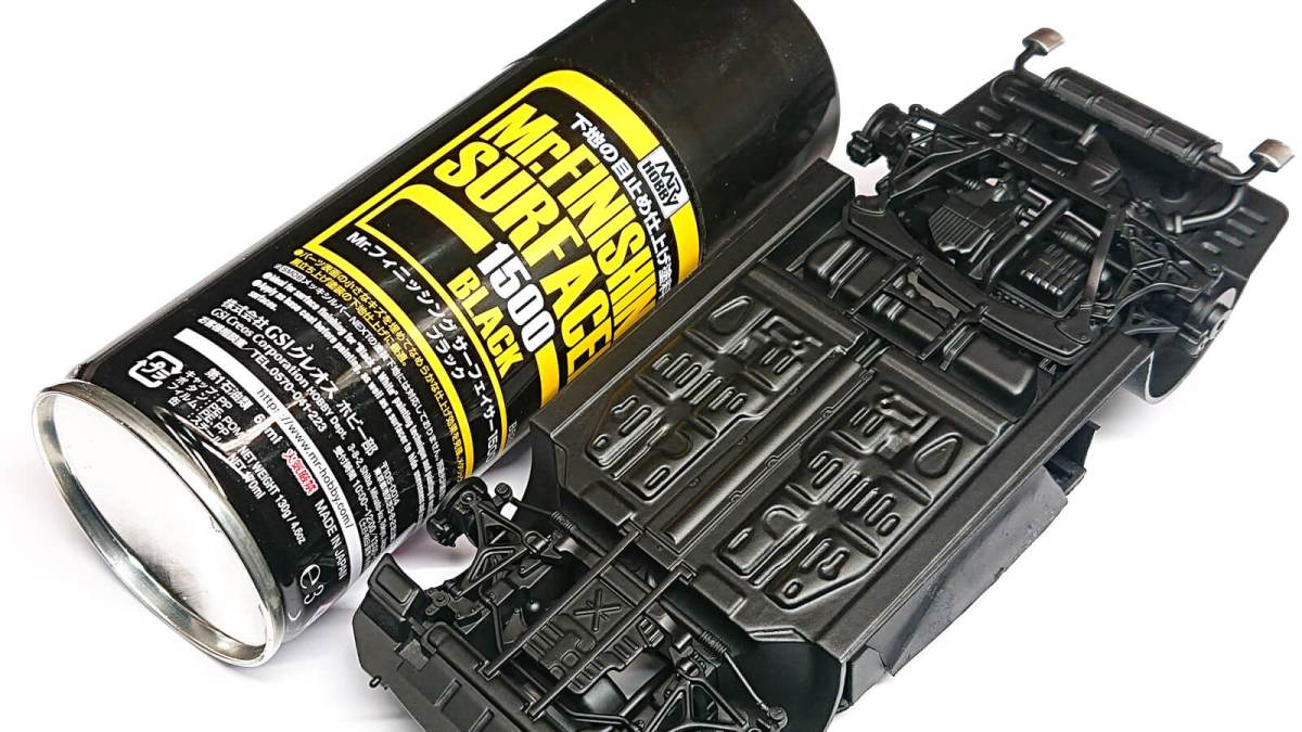 カーモデルのシャシーは見えるとこだけ！／塗料は3本、筆塗りすればOKだ！ | nippper: ニッパーを握るすべての人と、プラモデルの楽しさをシェアするサイト