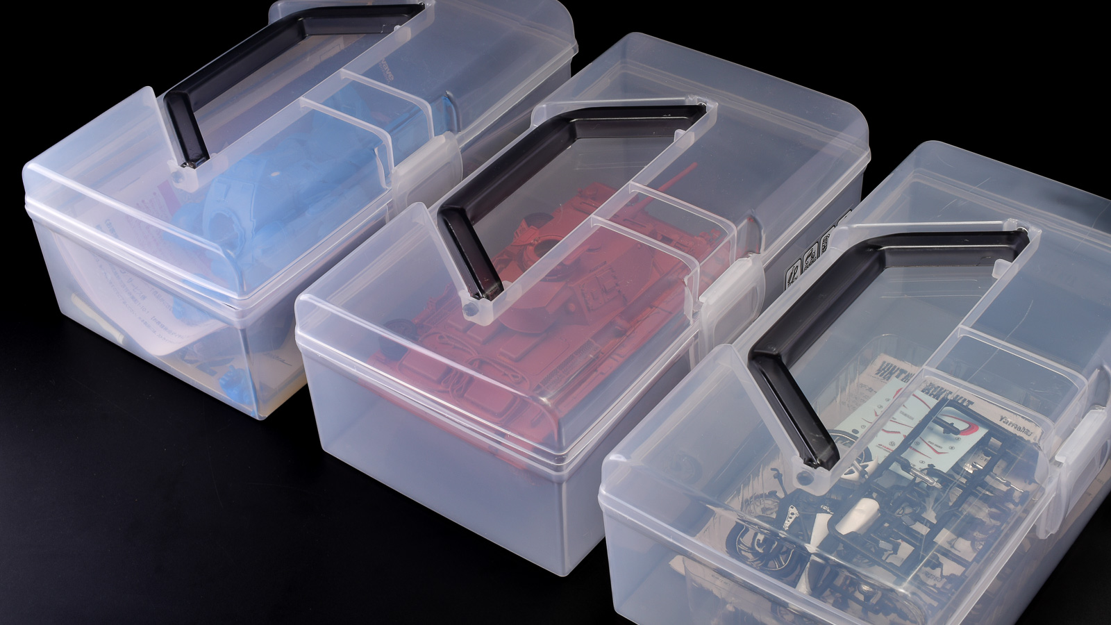 欲張りプラモ生活を支えるタフなケースは100円ショップにあり！／「ニュータフボックス ワイド」 | nippper: ニッパーを握るすべての人と、プラモデルの楽しさをシェアするサイト