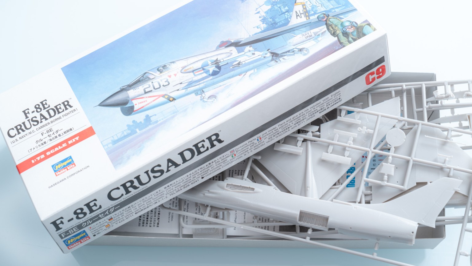 いつでも買えるから、特別なことはしないで作る／ハセガワの1:72 F-8Eクルーセイダー レビュー | nippper: ニッパーを握るすべての人と、プラモデルの楽しさをシェアするサイト