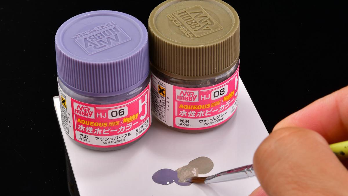 単品でも混色しても良い表情を見せてくれる魅惑の色「水性ホビーカラー HJシリーズ アッシュパープル」／セイラマスオカラーでマシーネンを塗る！ | nippper: ニッパーを握るすべての人と ...